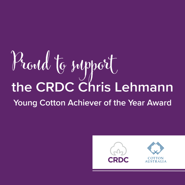 CRDC supports Chris Lehmann Young Cotton Achiever of the Year award | CRDC